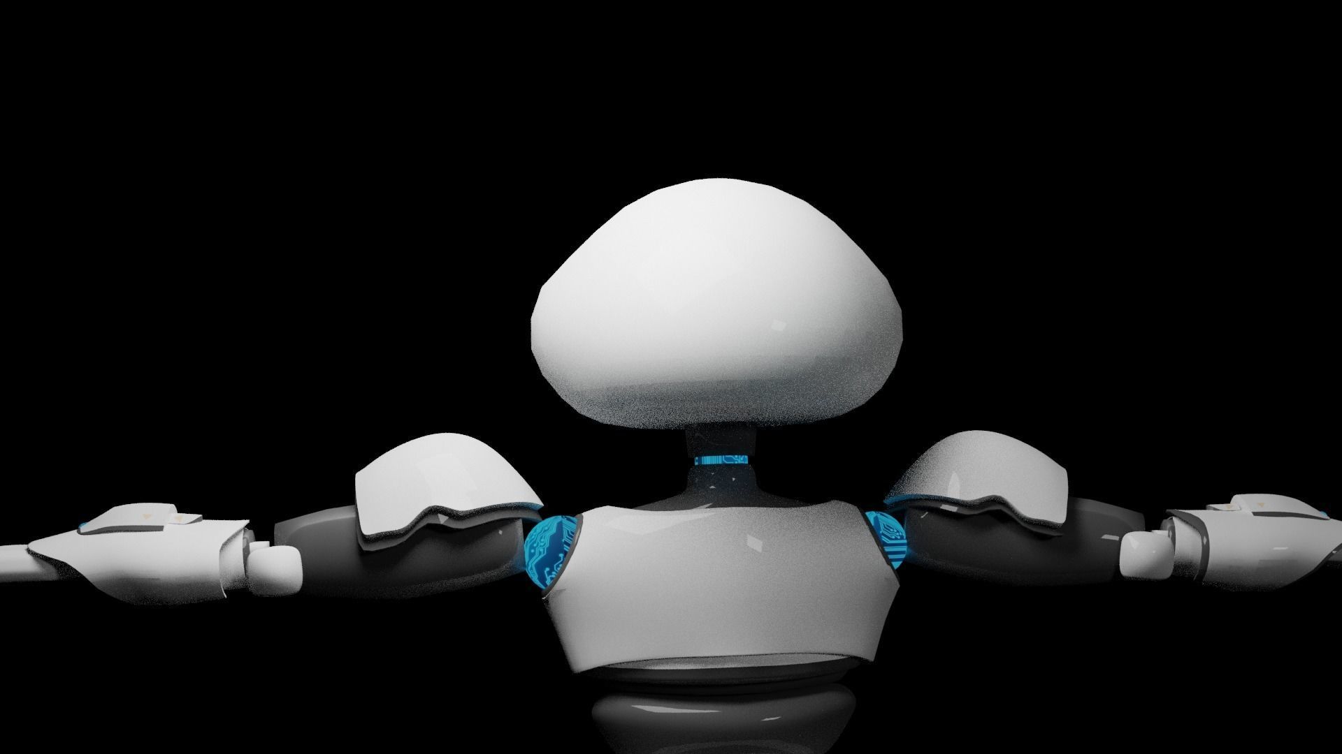 3D model Innovative model of the robot Eva VR / AR / low-poly | CGTrader