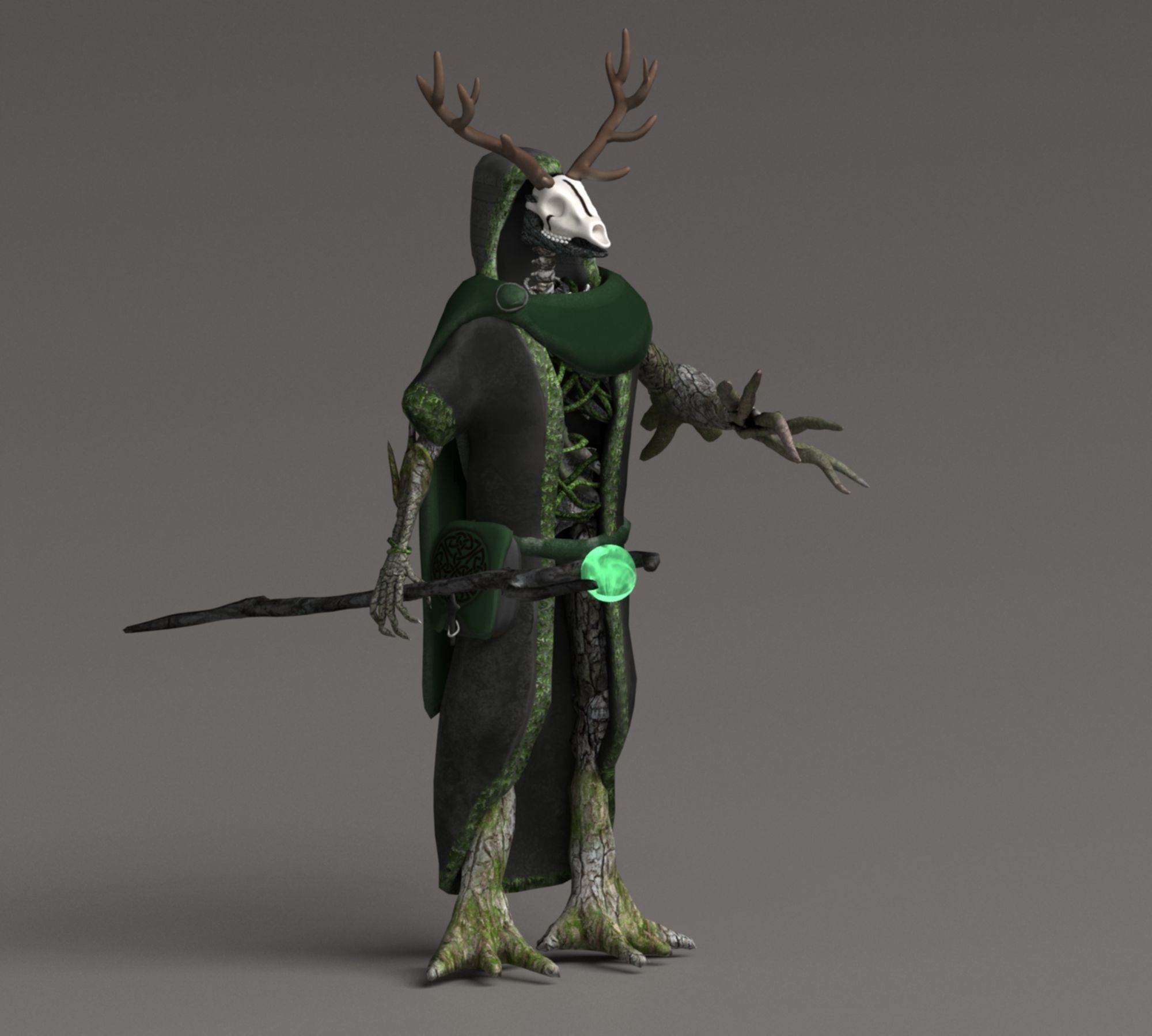 Druid 3D asset | CGTrader