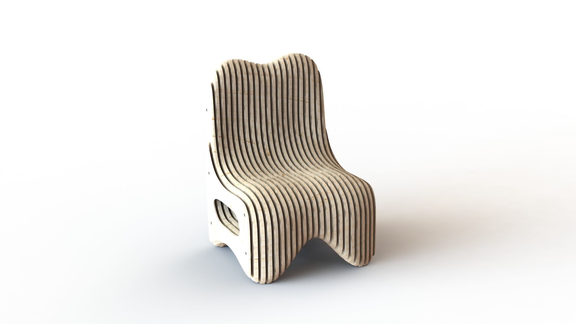 Chair Parametric 3D model | CGTrader