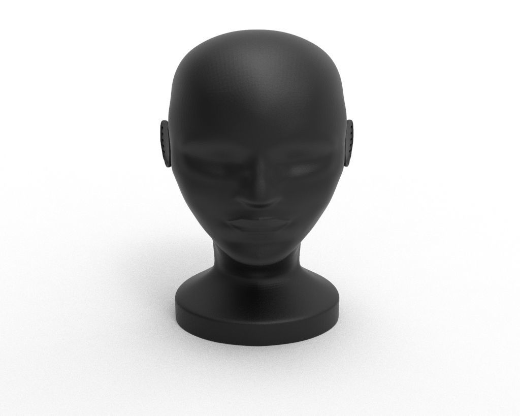 Wig Head Mannequin 3D model for 3D printing 3D model 3D printable ...