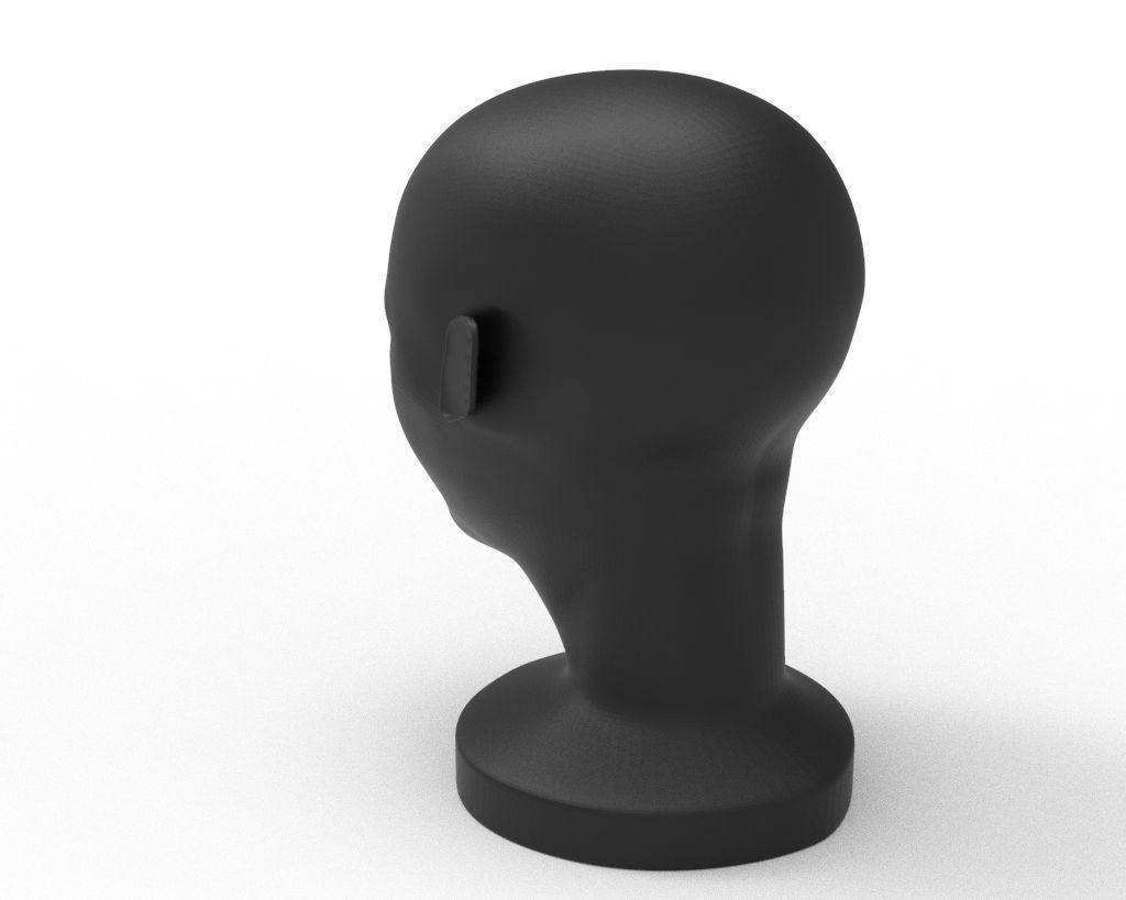 Wig Head Mannequin 3D model for 3D printing 3D model 3D printable ...