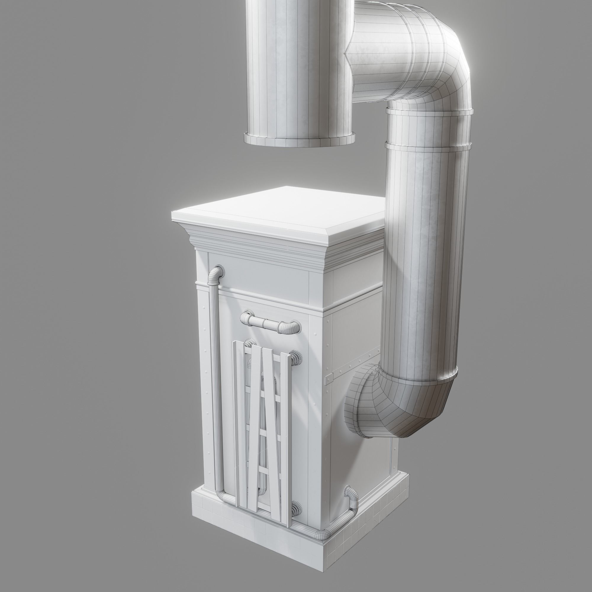 Vintage Boiler free 3D model | CGTrader