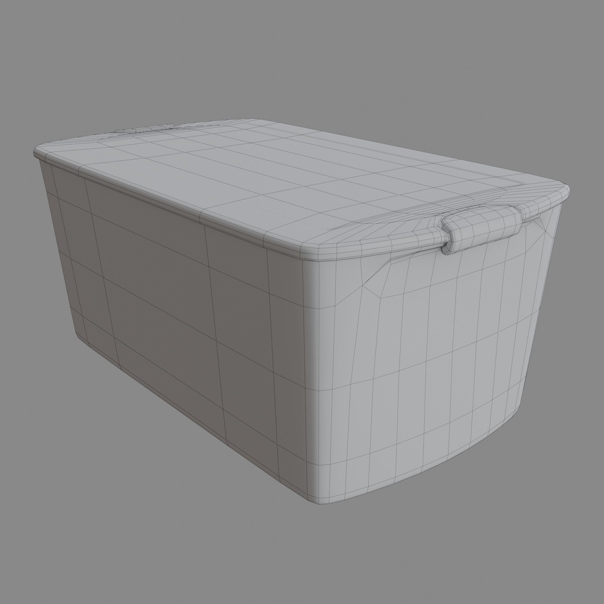 Plastic Storage Container free VR / AR / low-poly 3D model | CGTrader