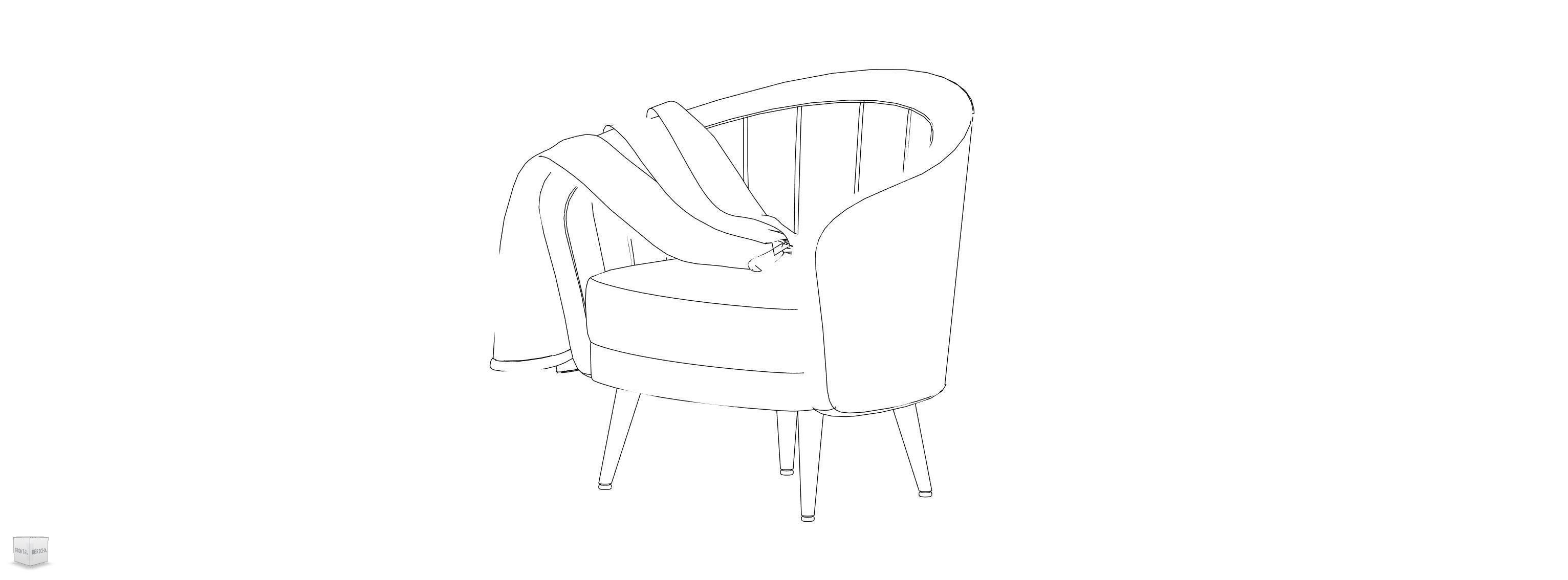 Armchair Family for Revit -1 3D model | CGTrader