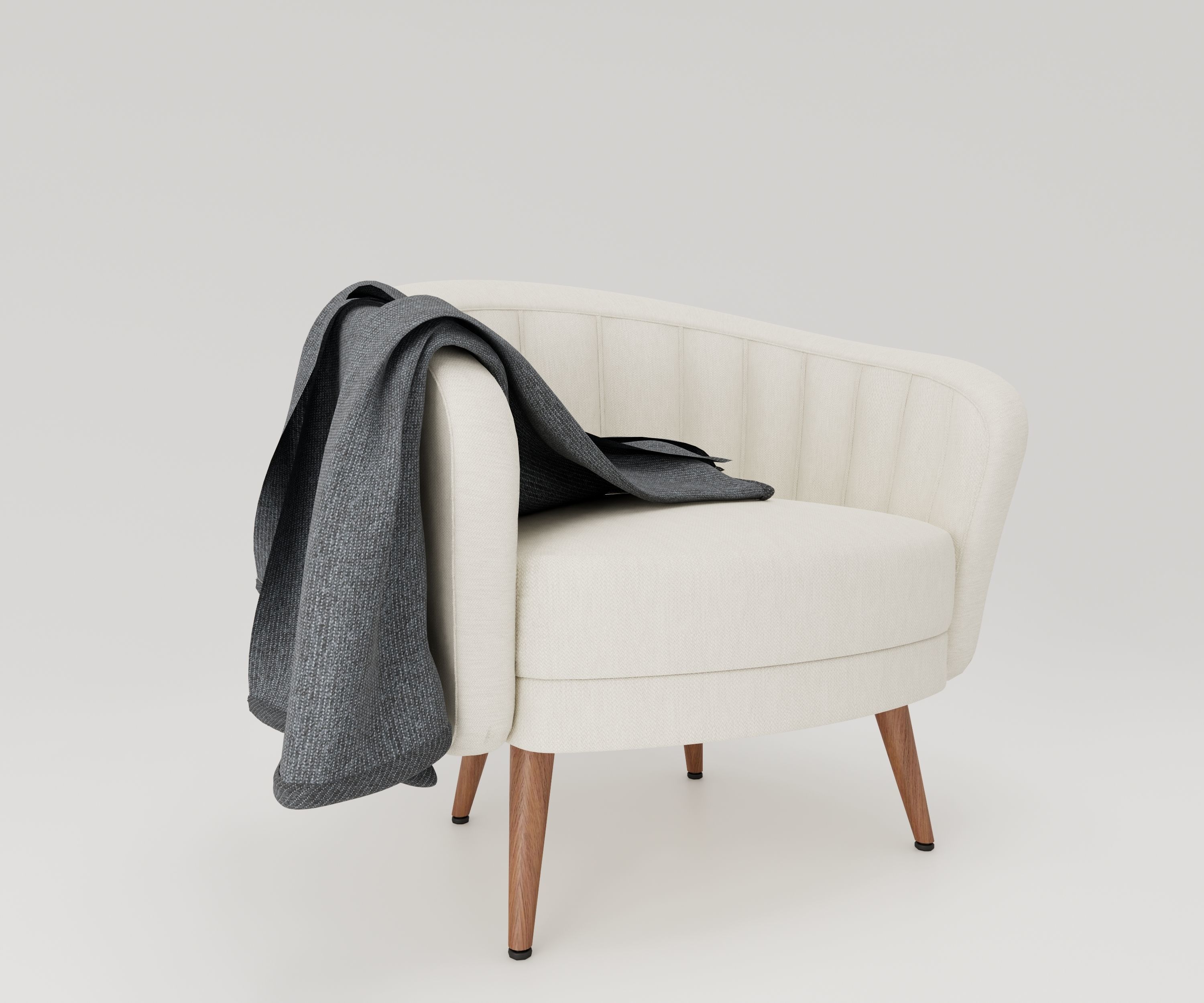 Armchair Family for Revit -1 3D model | CGTrader