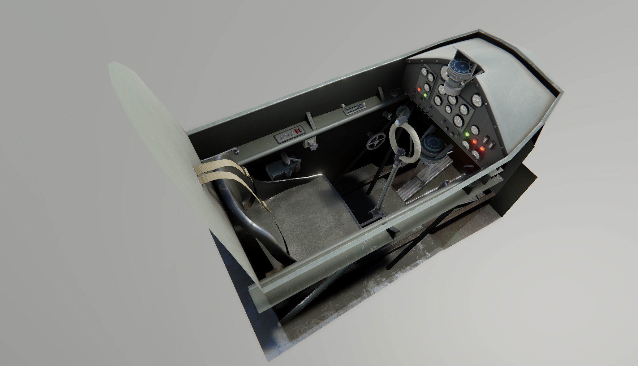 3D model Airplane Cockpits VR / AR / low-poly | CGTrader