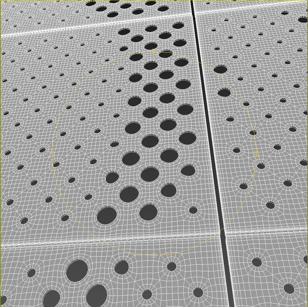 perforated metal panel N9 3D model | CGTrader