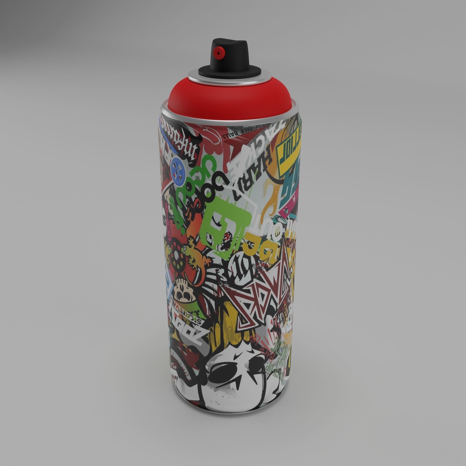 Spray paint free 3D model | CGTrader