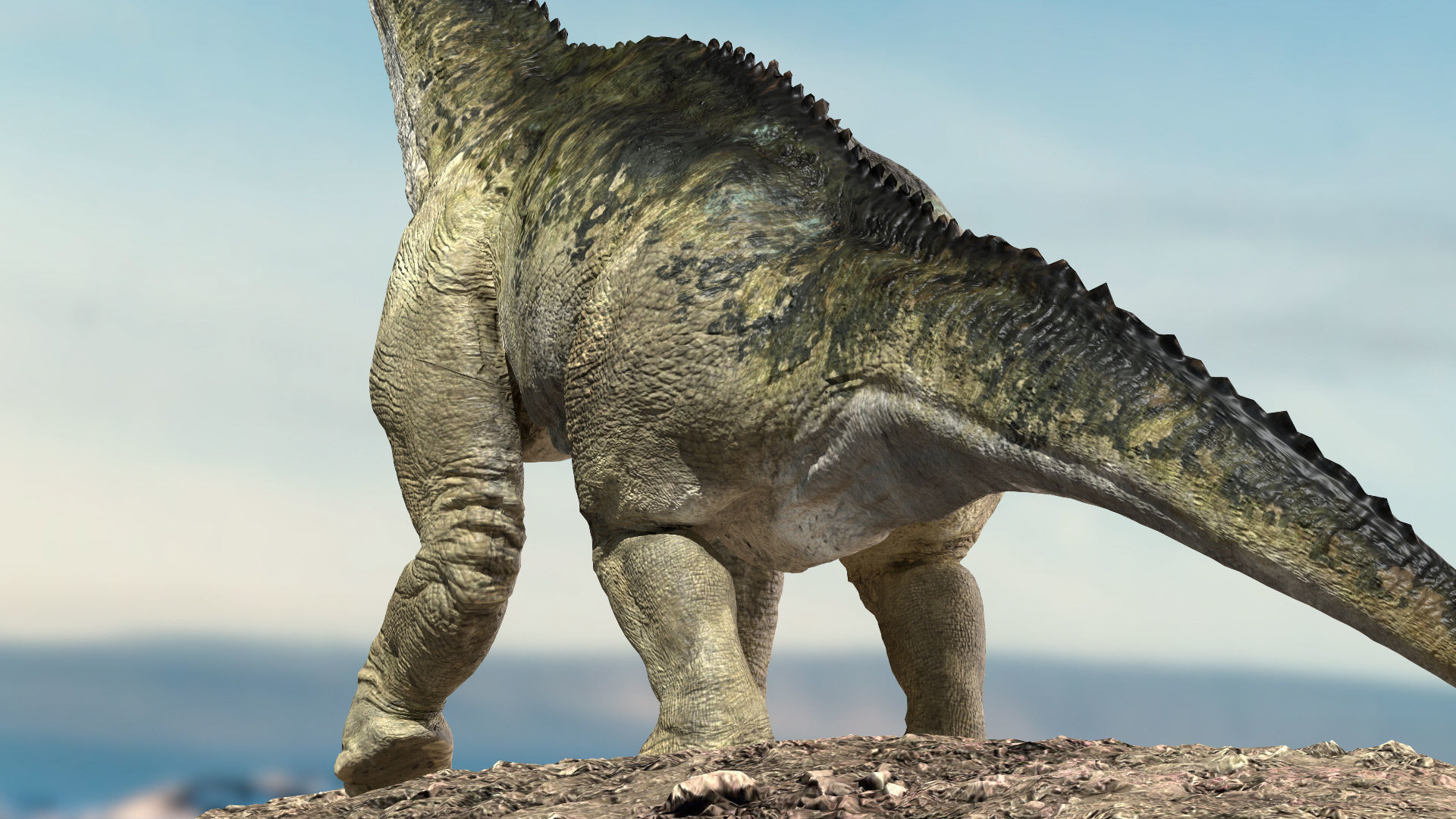 3D model brontosaurus 3D Rigged model VR / AR / low-poly | CGTrader