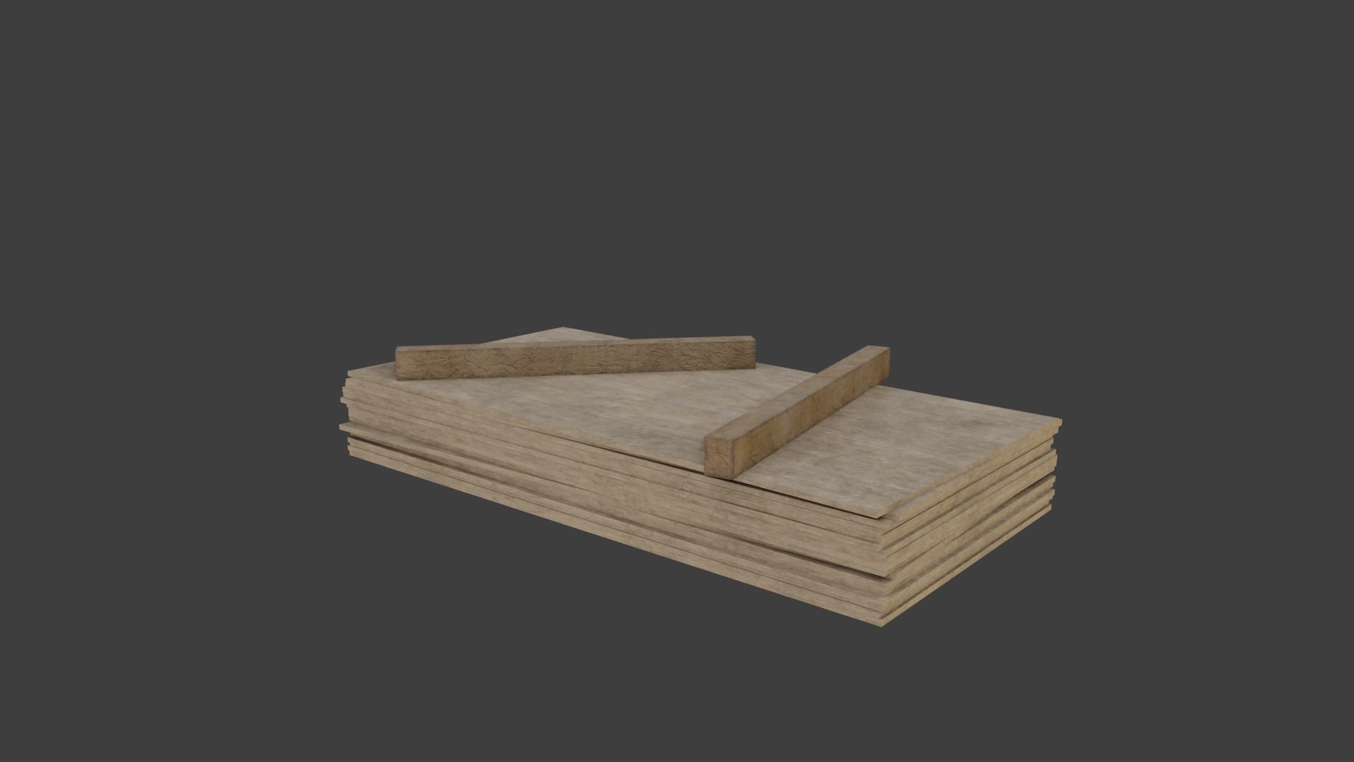 3D model Construction Wood Planks VR / AR / low-poly | CGTrader