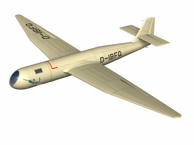 dfs228 High altitude reconnaissance aircraft 3D model | CGTrader