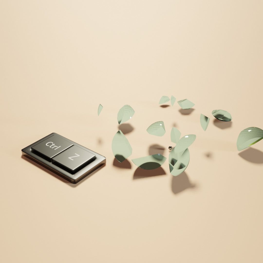 Ctrl-Z Animation with Ball 3D model animated | CGTrader