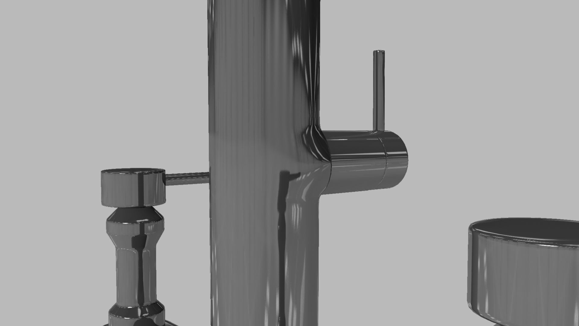 3D Tap kitchen faucet with two handles 3D model | CGTrader