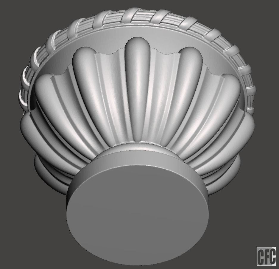 Decorative vase - 3d model for CNC - DecorativeVase004 3D model 3D ...
