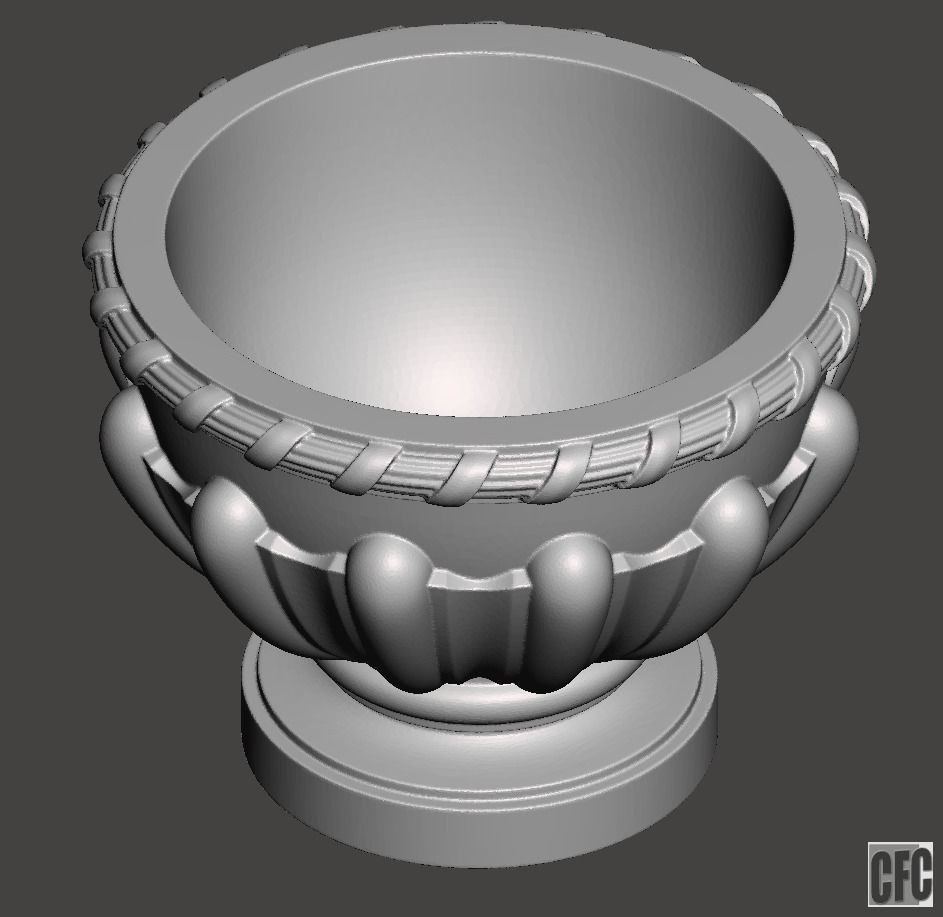 Decorative vase - 3d model for CNC - DecorativeVase004 3D model 3D ...