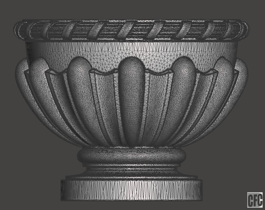 Decorative vase - 3d model for CNC - DecorativeVase004 3D model 3D ...