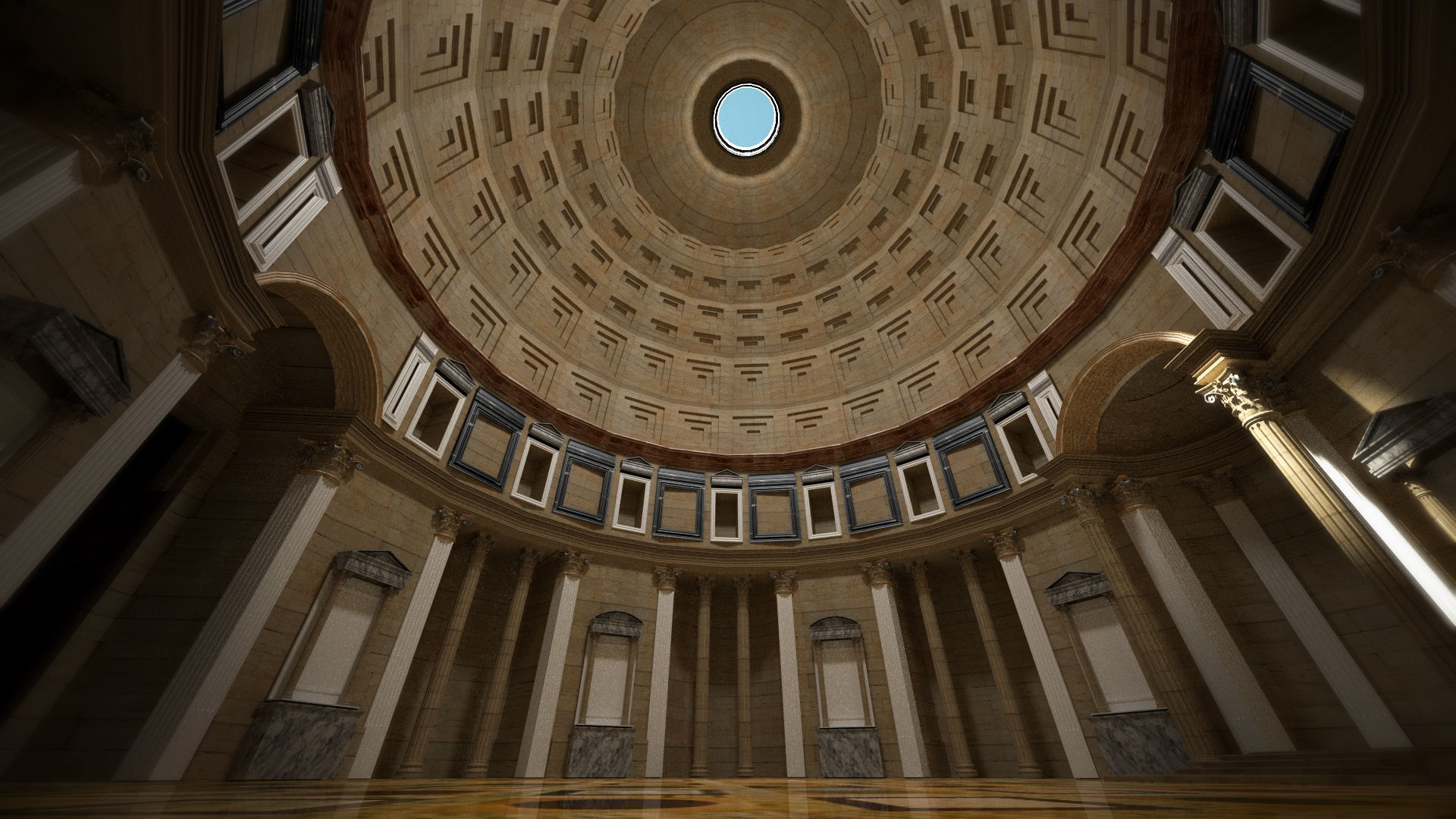 The Pantheon city of rome 3D model | CGTrader
