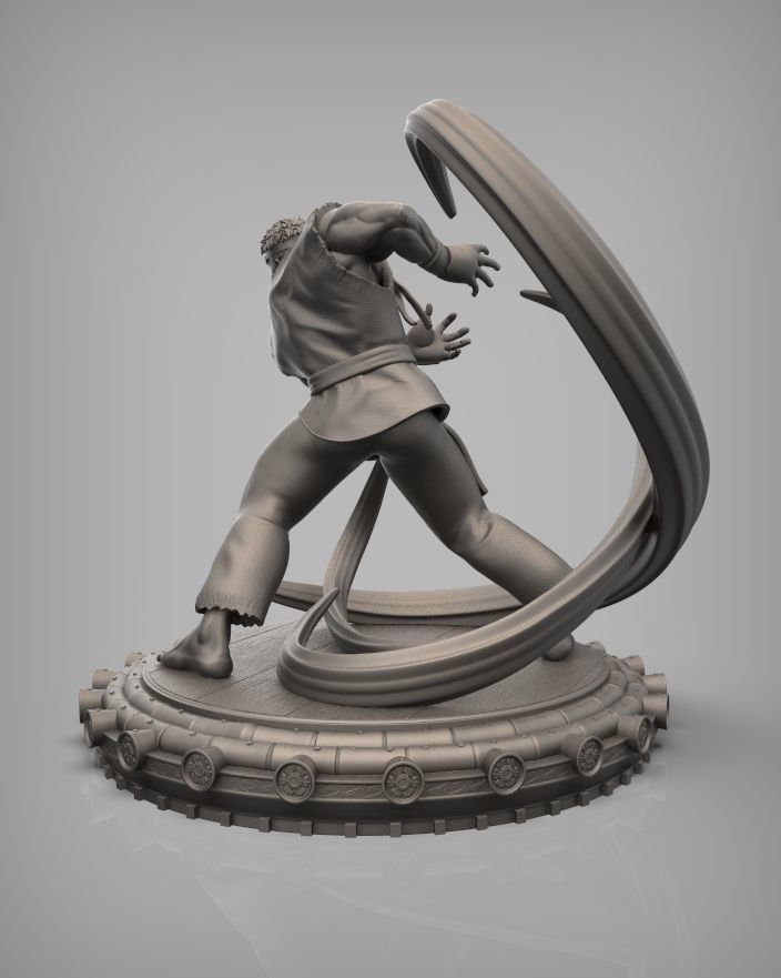 Ryu - Street Fighter Fan Art 3D Printable 3D model 3D printable | CGTrader