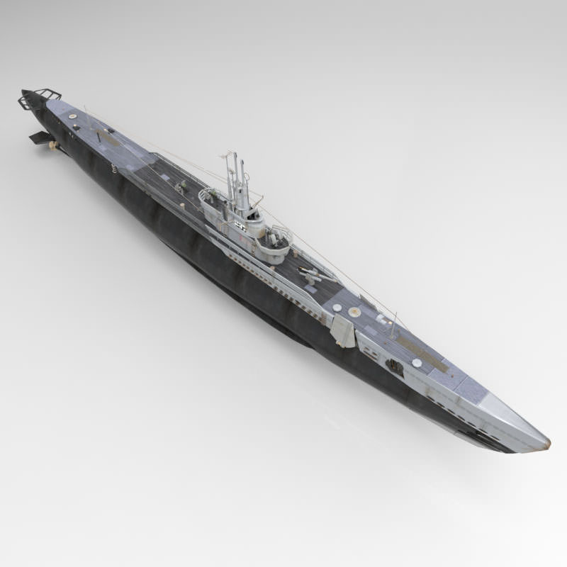USS Trigger in various formats 3D model | CGTrader