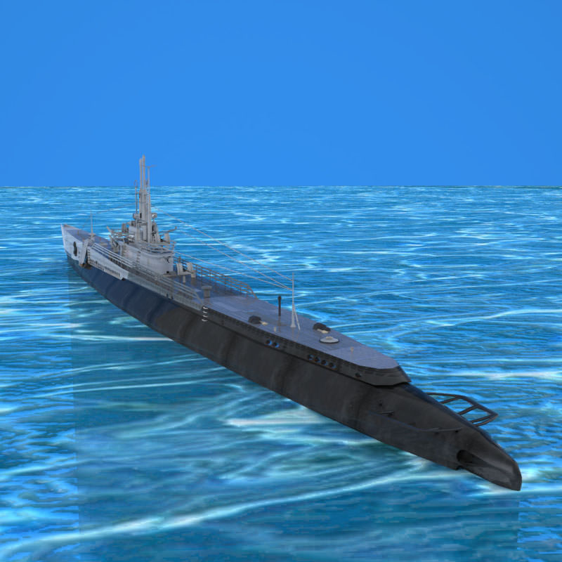 USS Trigger in various formats 3D model | CGTrader