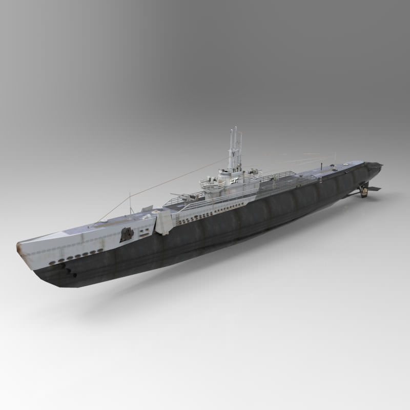 USS Trigger in various formats 3D model | CGTrader