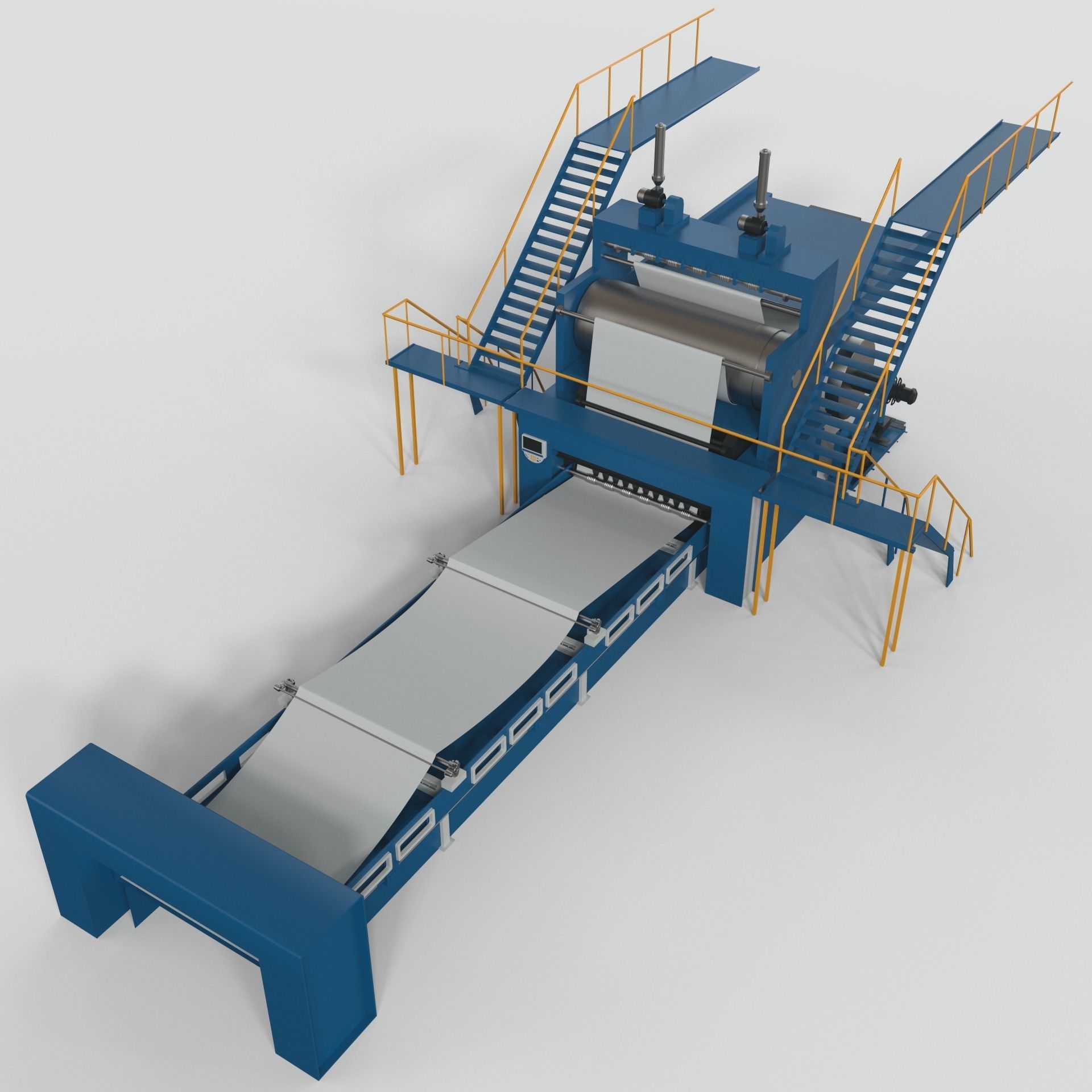 Paper Making Equipment 3D model | CGTrader