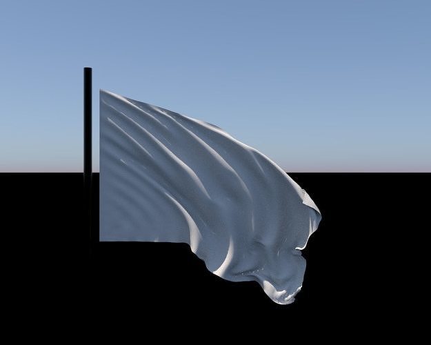 Animated Flag 3D model | CGTrader