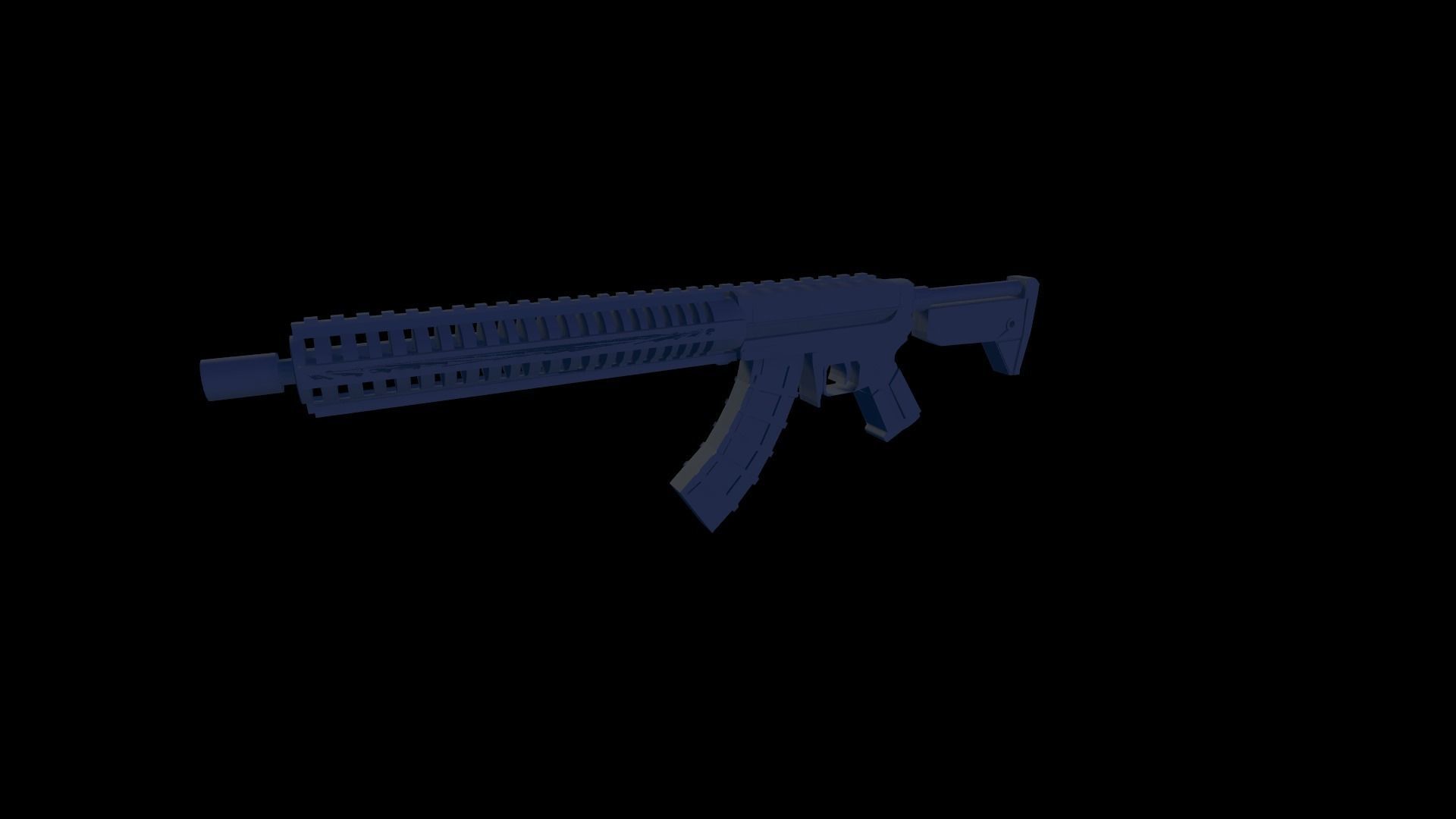 MK47 Gun 3D model | CGTrader