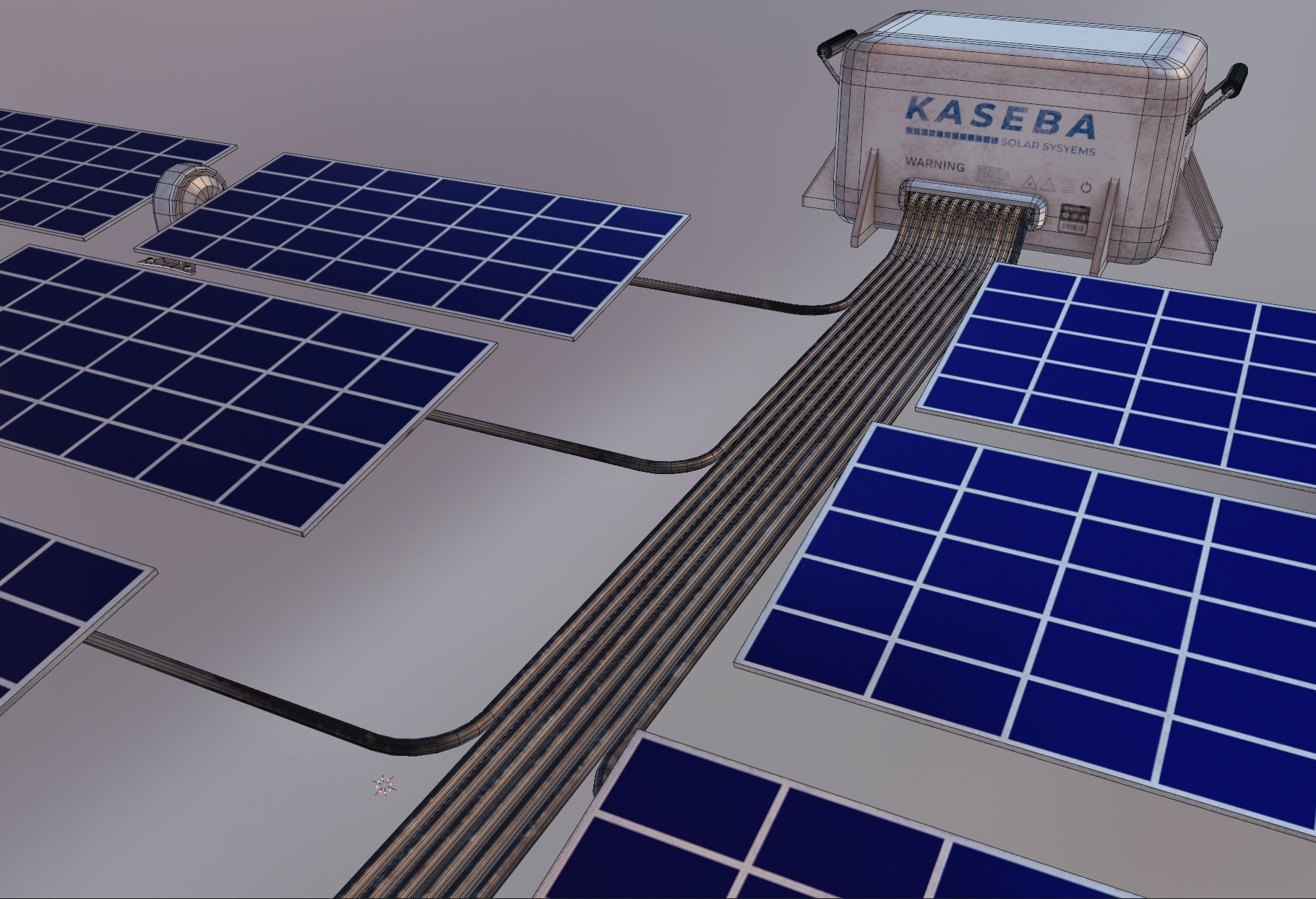 3D model Space Mars Solar Panels Prop 8K Textures VR / AR / low-poly ...