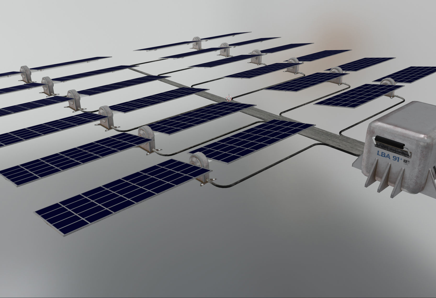 3D model Space Mars Solar Panels Prop 8K Textures VR / AR / low-poly ...