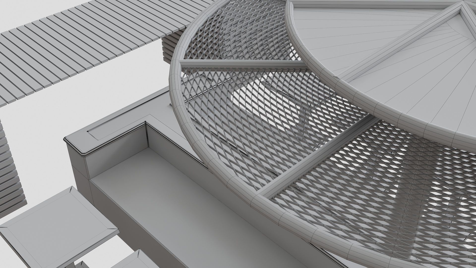 Food Court 3D model | CGTrader