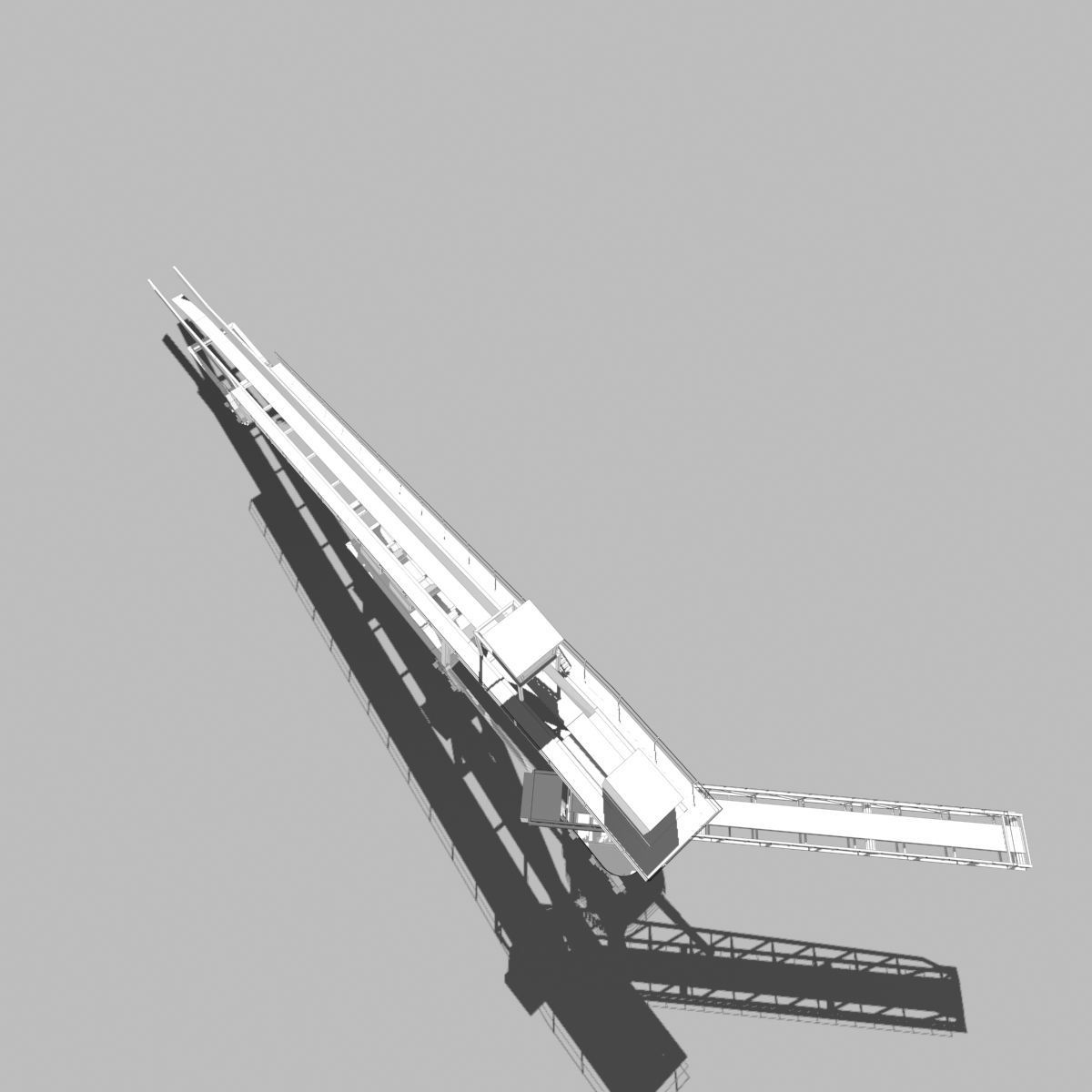 Industrial Stacker 3D model rigged | CGTrader