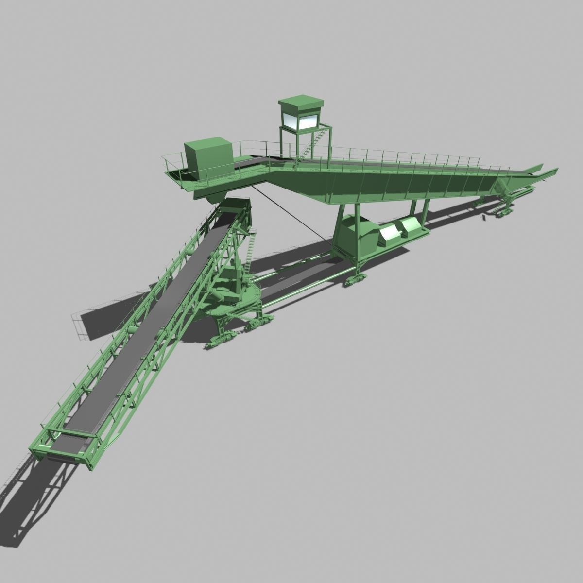 Industrial Stacker 3D model rigged | CGTrader