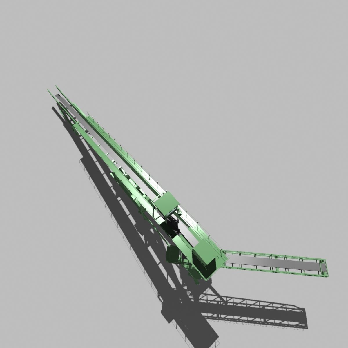 Industrial Stacker 3D model rigged | CGTrader