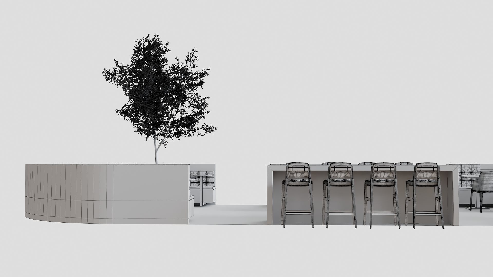 Food Court Pack 3D Model Collection | CGTrader