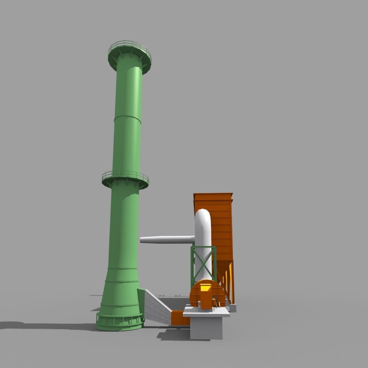 Deduster system 3D model | CGTrader