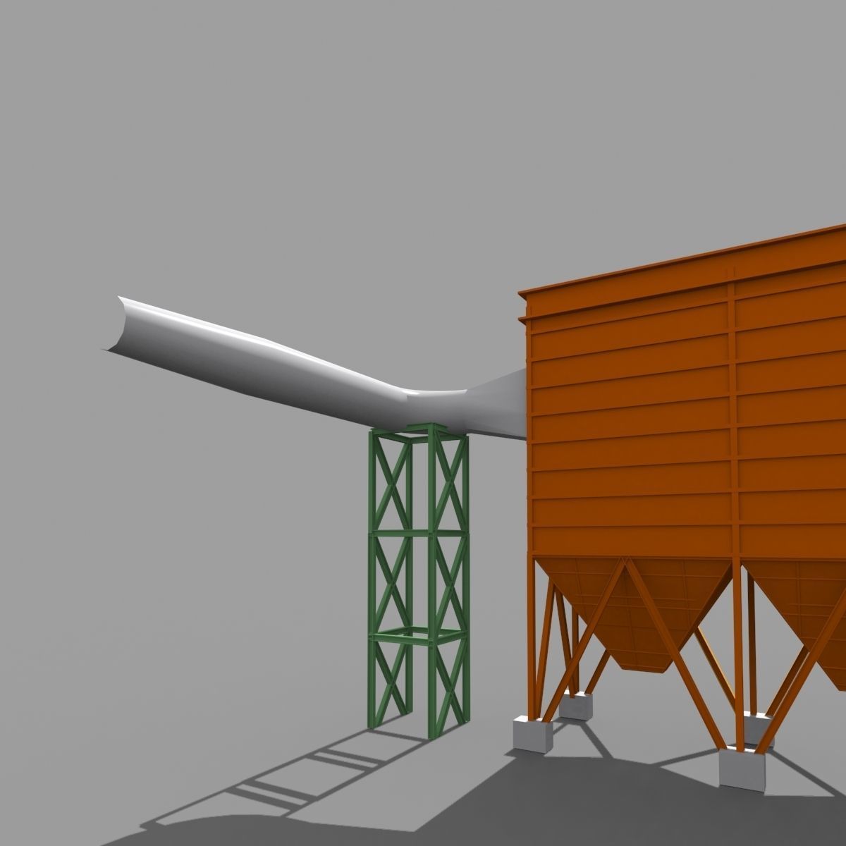 Deduster system 3D model | CGTrader