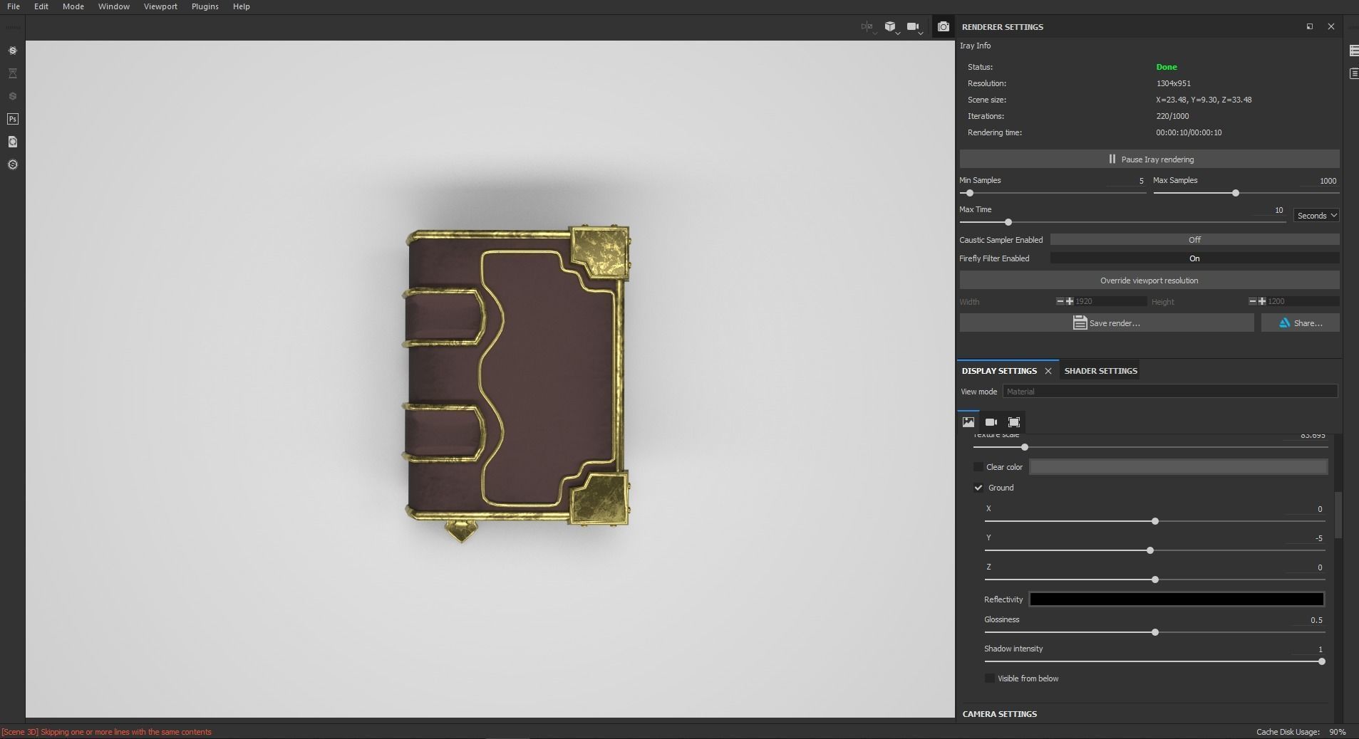 Magical Book free VR / AR / low-poly 3D model | CGTrader