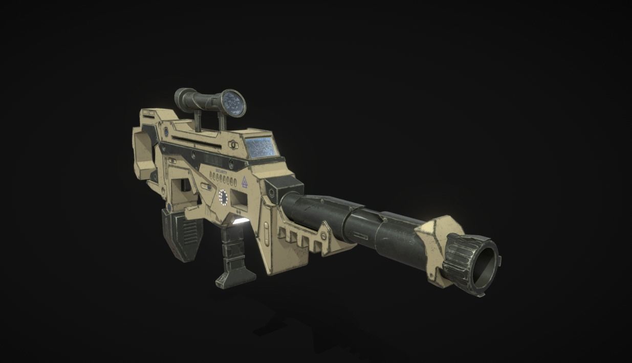 3D model Rifle Body VR / AR / low-poly | CGTrader