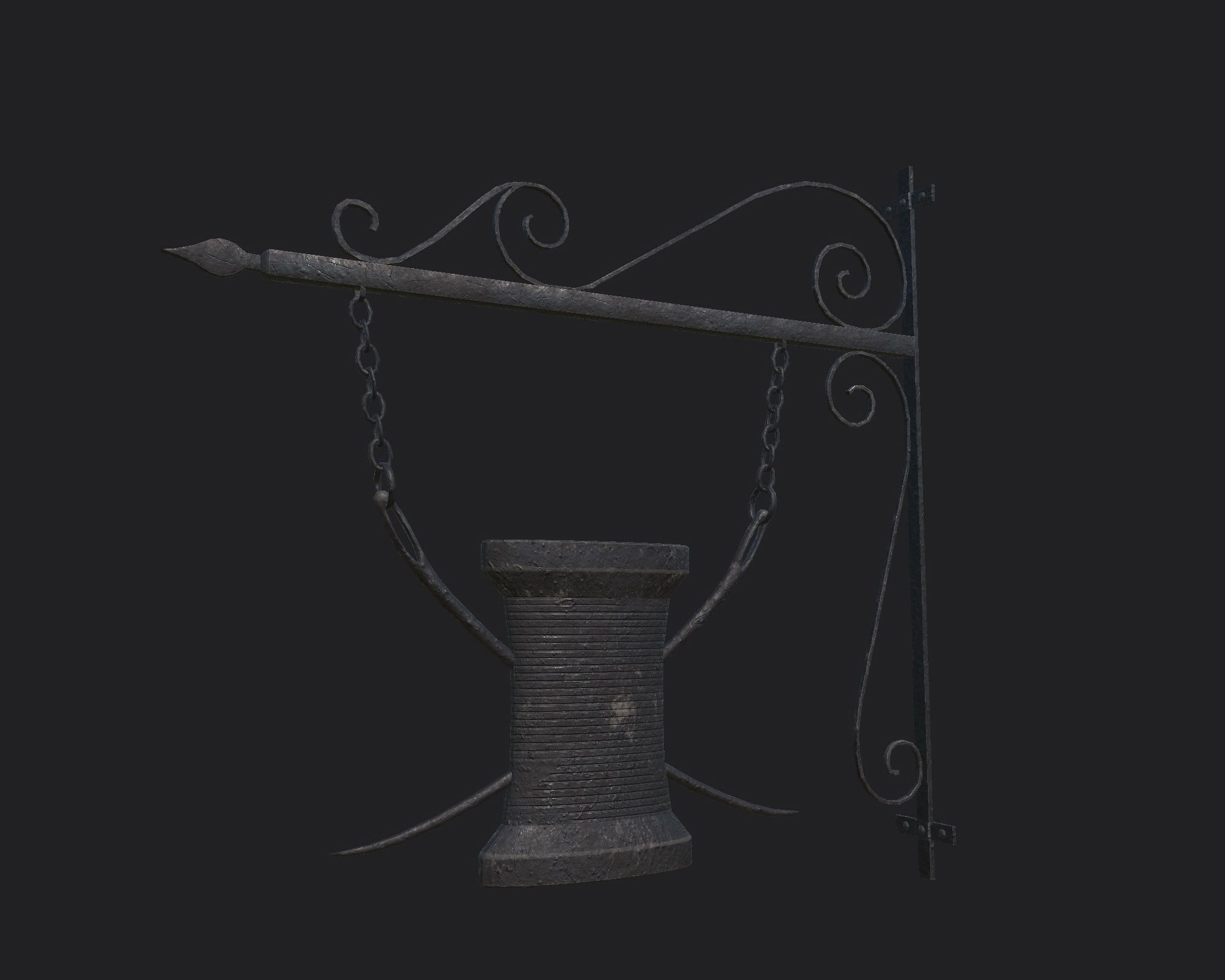 3D model Tailor Guild Sign VR / AR / low-poly | CGTrader