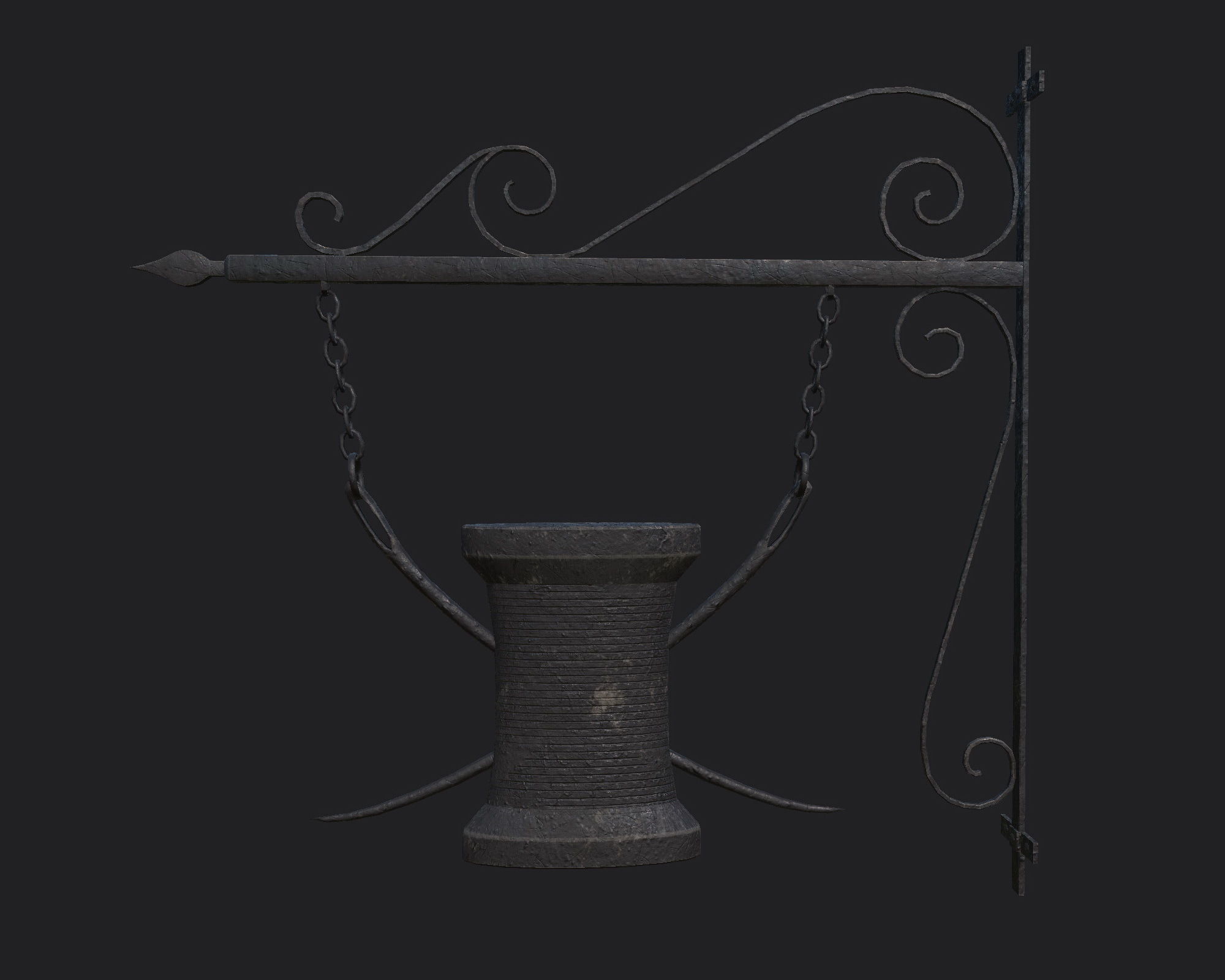 3D model Tailor Guild Sign VR / AR / low-poly | CGTrader
