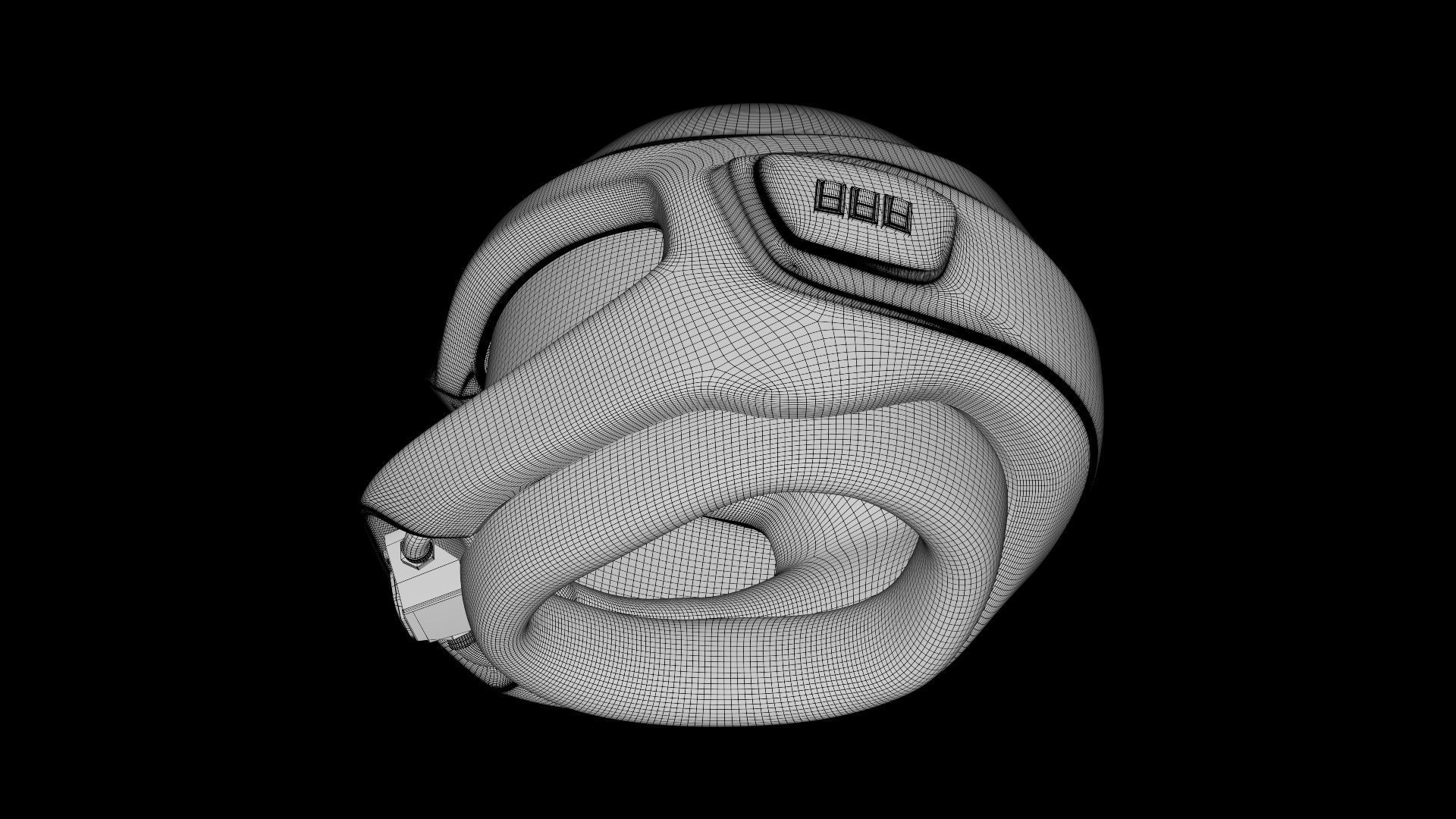 Airwolf Helmet 3D model 3D printable | CGTrader