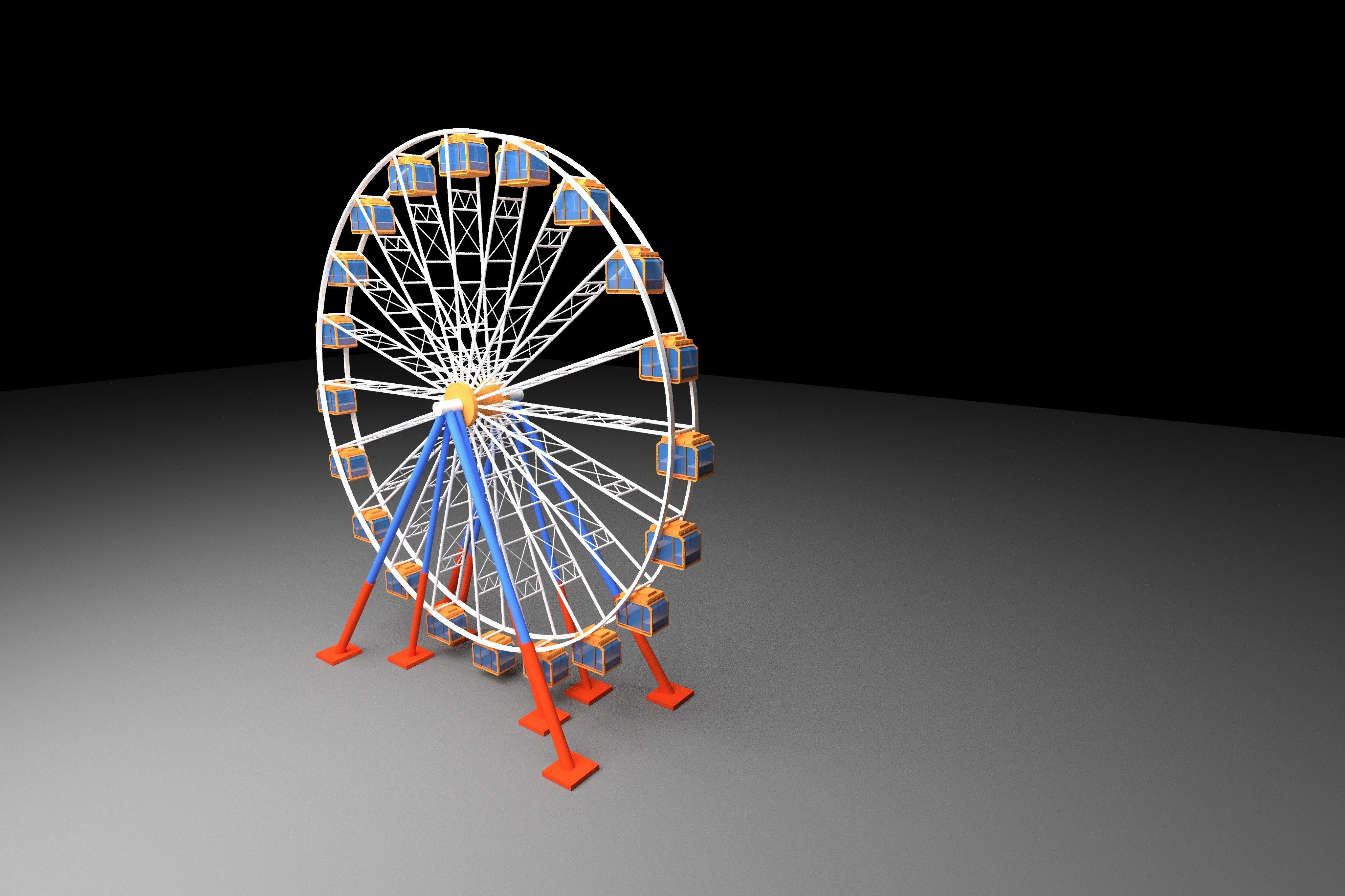 GAINT WHEEL 3D model | CGTrader
