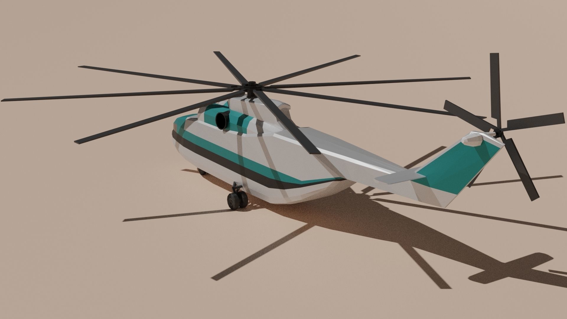 3D model Mil Mi-26 VR / AR / low-poly | CGTrader