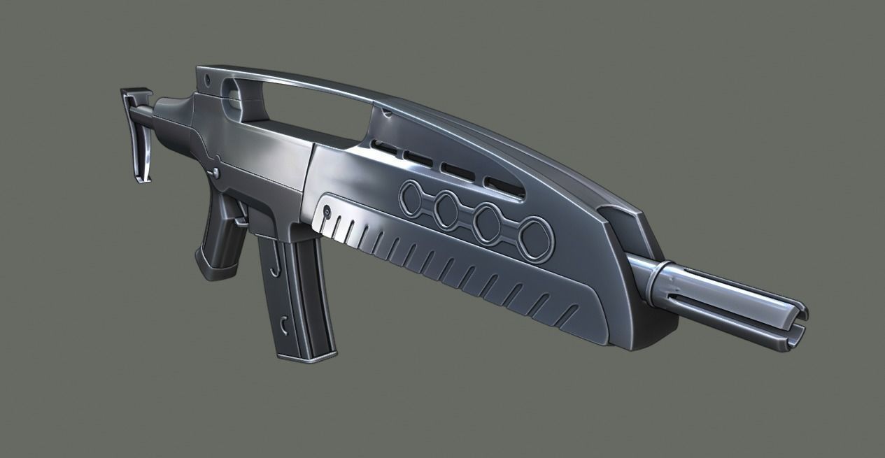 xm8 machine-gun 3D model | CGTrader