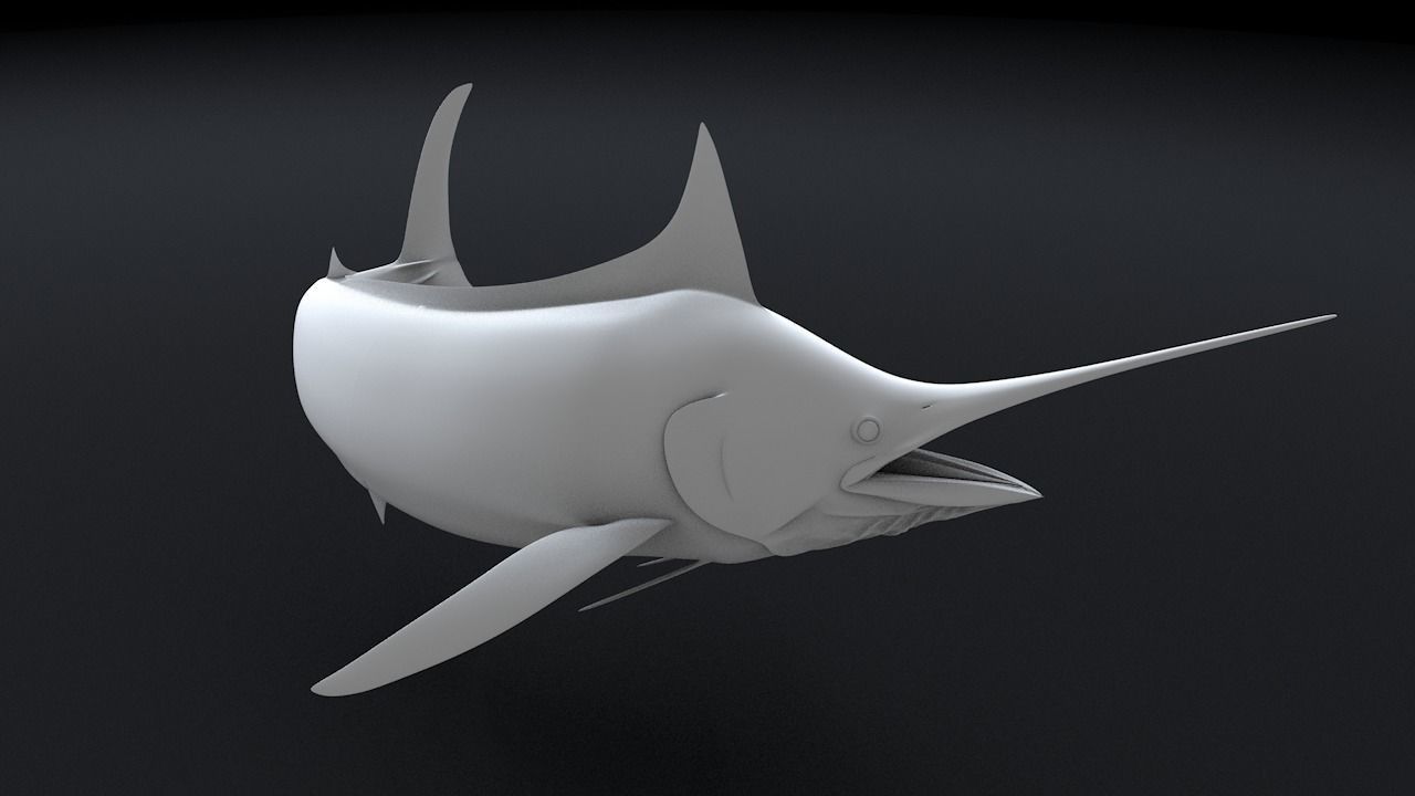 Stripped Marlin 3D Printable 3D model 3D printable | CGTrader
