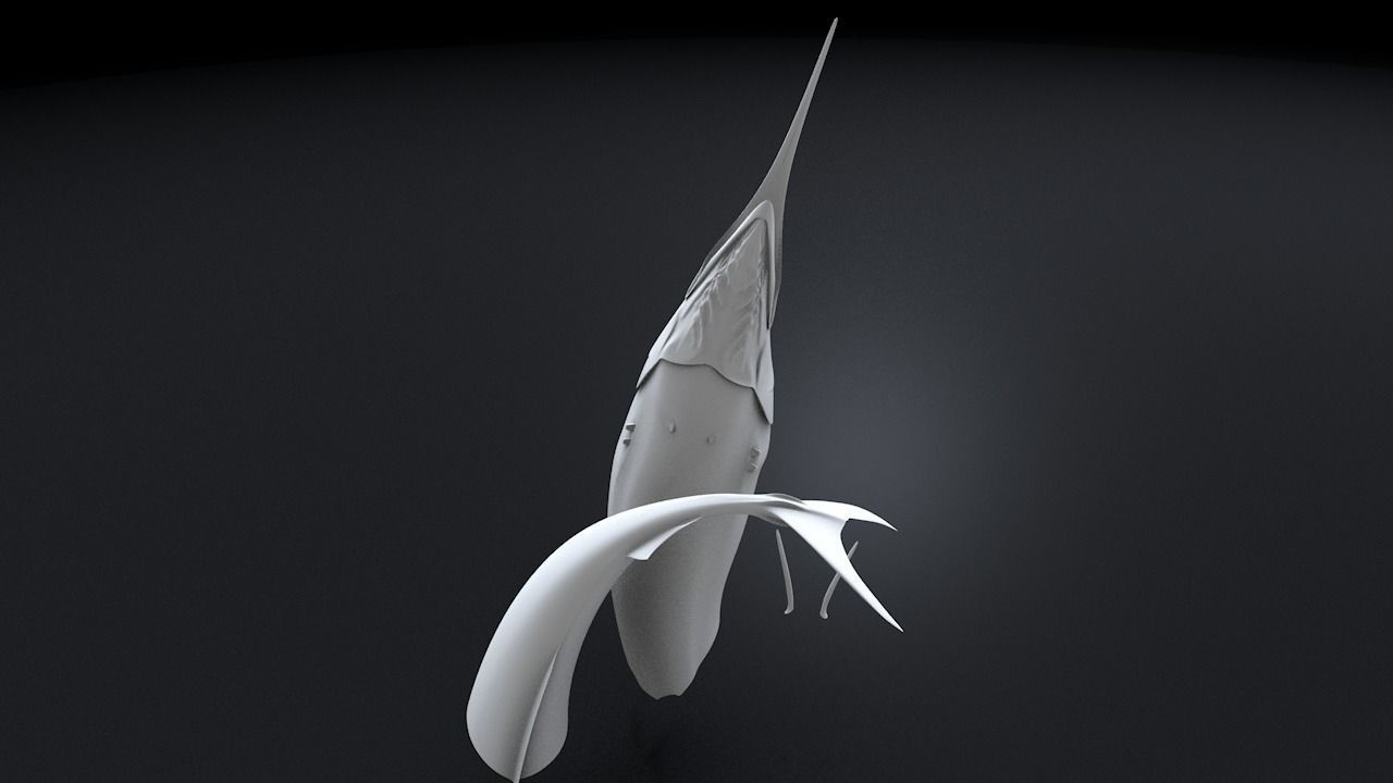 Stripped Marlin 3D Printable 3D model 3D printable | CGTrader