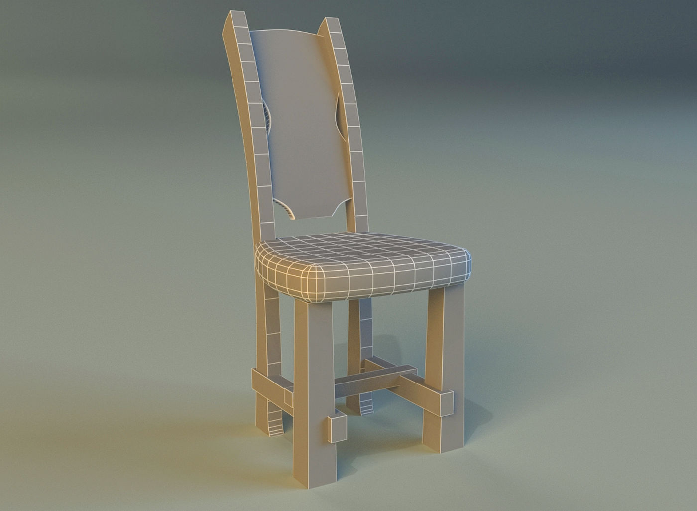 Chair old style 3D model | CGTrader
