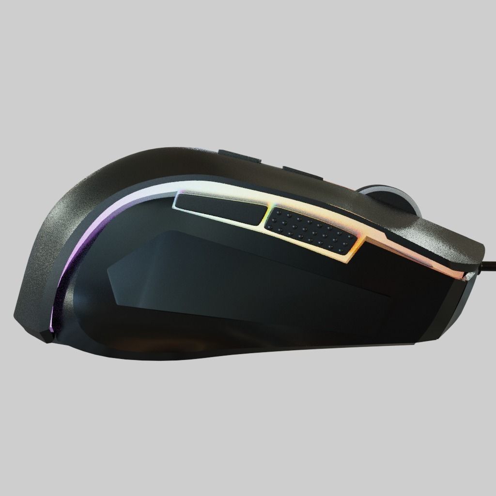 Red Dragon Griffin Mouse 3D model | CGTrader