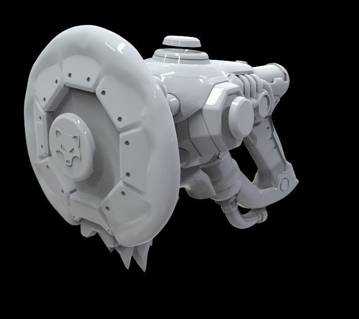 Lucio Snowfox weapon 3D PRINTABLE MODEL for cosplay 3D model 3D ...